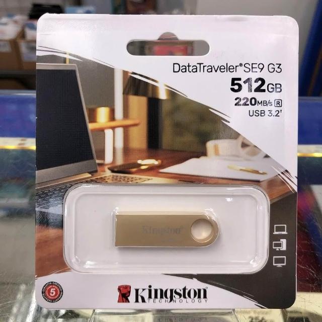 【Kingston 金士頓】DataTraveler SE9 G3 USB3.2 Gen1 512G 512GB 隨身碟 DTSE9G3 高速 ...