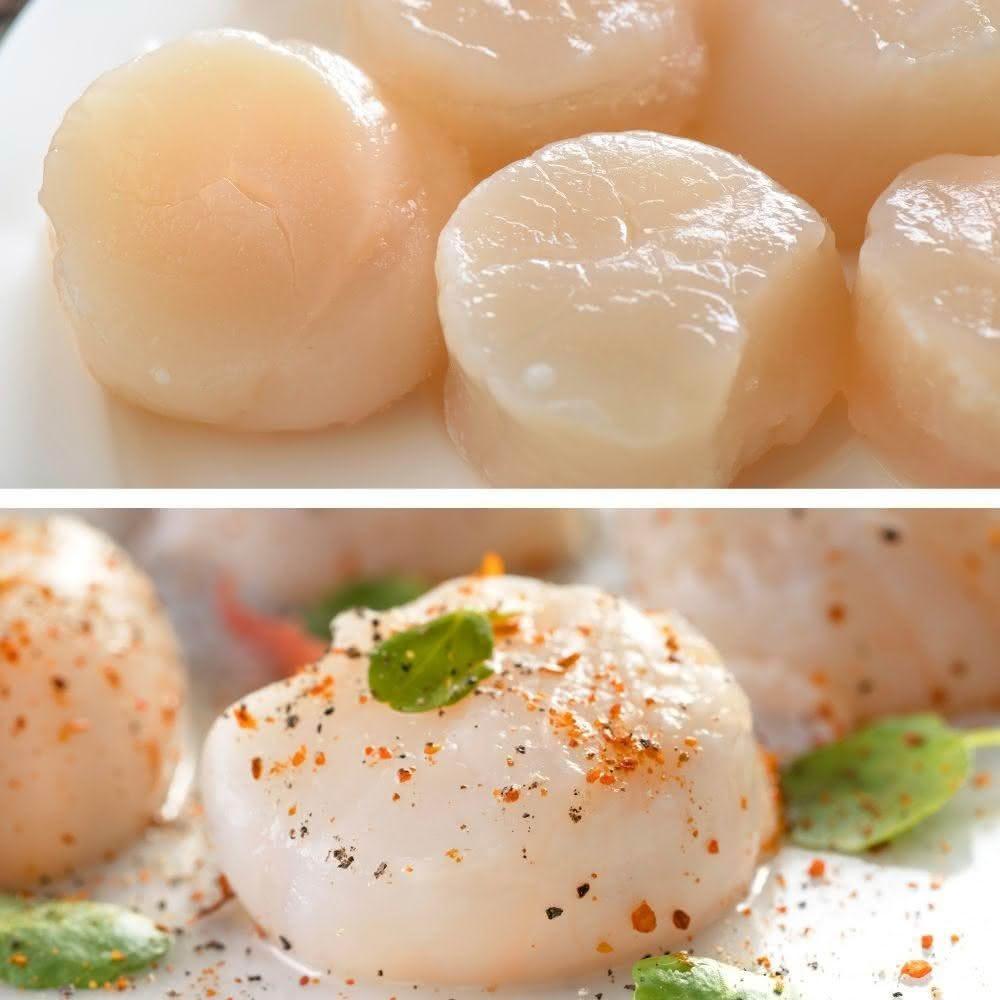 【真果鮮本舖】日本北海道鮮凍生食級干貝 4S等級 約1kg/50-60顆(新鮮空運 高級食材)