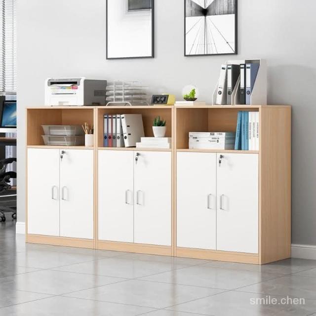 大優惠🌟免運文件櫃辦公室帶抽屜帶鎖矮櫃木質資料收納櫃打印機檔案櫃隔斷邊櫃文件櫃 收納櫃 床頭櫃 辦公櫃 櫃子 帶鎖櫃