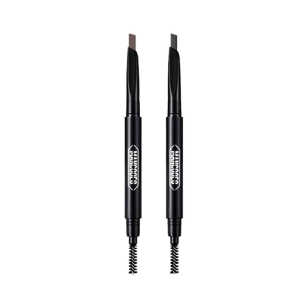 【MANCODES 左顏右色】自然若真眉筆(眉筆 雙頭眉筆 防水耐汗 男士眉筆 質地順滑好畫 新手必備)z