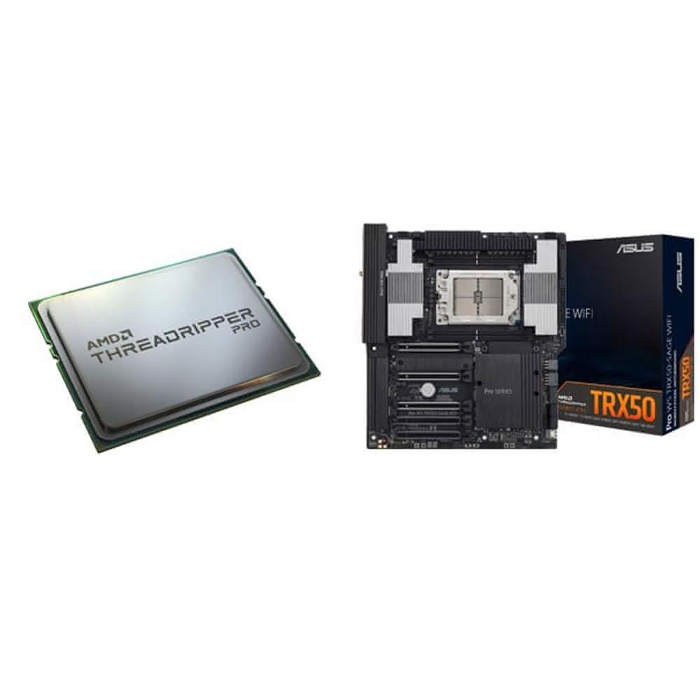 【AMD 超微】〈限時〉Ryzen TR-Pro 7955WX+華碩 PRO WS TRX50-SAGE WIFI/TRX50工作站級主機板