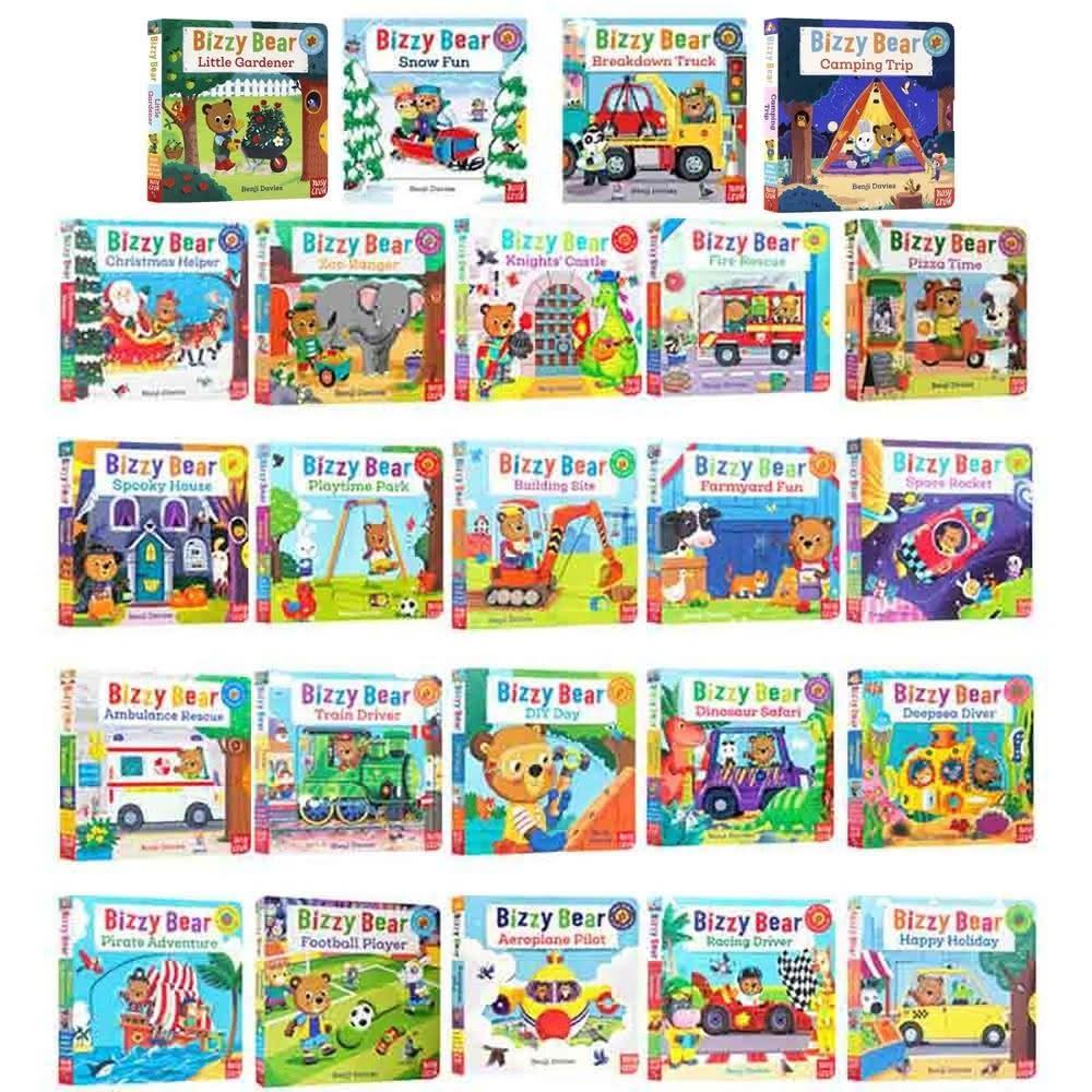英文正版 Bizzy Bear 小熊很忙 全套29冊(QR code聽故事)