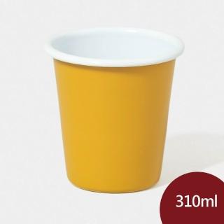 【Falcon】獵鷹琺瑯水杯310ml芥末黃茶杯琺瑯杯 入厝禮