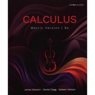 【Cengage】Calculus 9/e Metric Version (Custom Solutions) Stewart ...