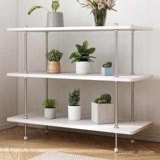 置物架簡約落地客廳不銹鋼多層書架臥室收納架展示架中書櫃 ZHFD**00