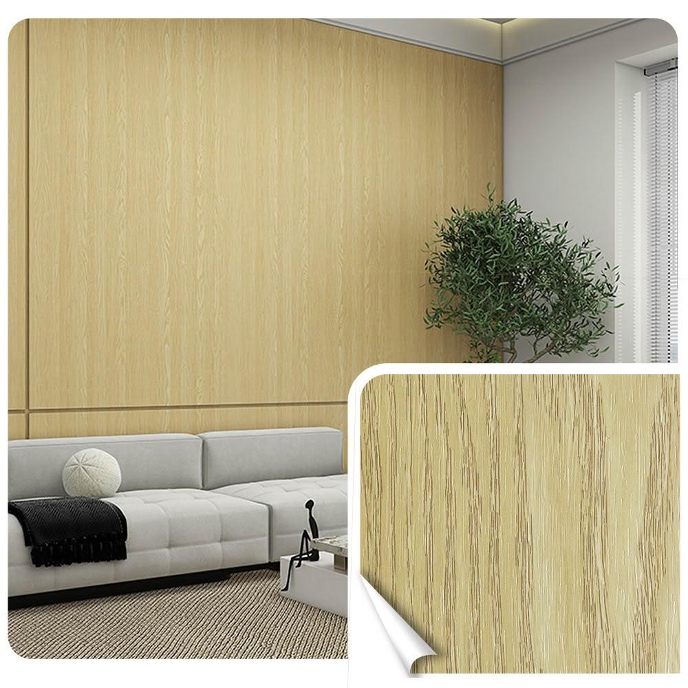 【Echain Tech】客製化 全尺寸款式最齊 木紋加厚款壁貼 共21款 寬幅60cm (牆貼/木紋貼/壁紙/門貼/防水防油)