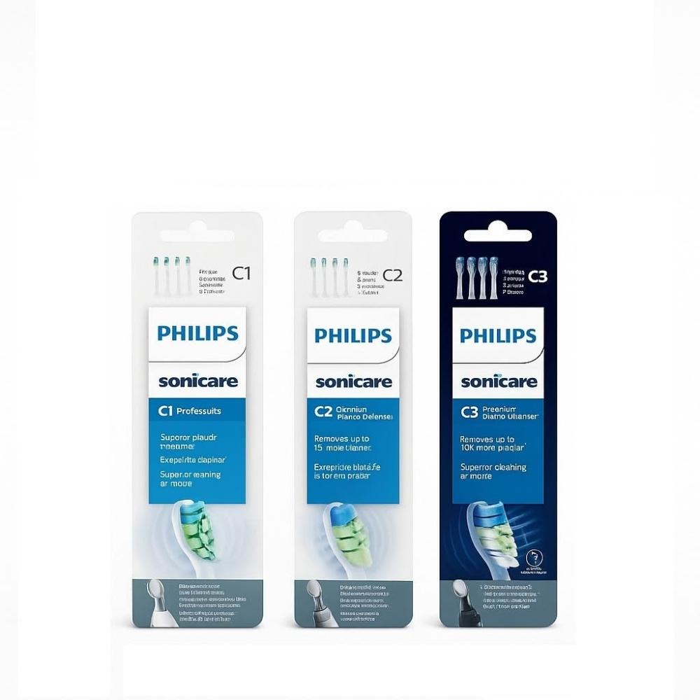 【Philips 飛利浦】原裝進口 PHILIPS 電動牙刷刷頭 C3 G3 超效潔淨刷頭 超效護齦刷頭 平行輸入