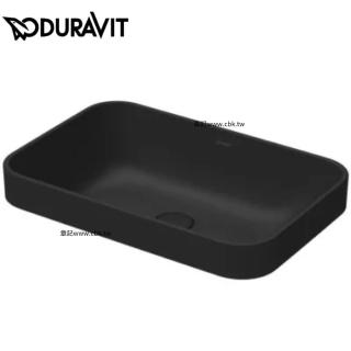 德國DURAVIT Happy D.2 Plus 60CM 檯面盆(黑)2359601300 (章記)