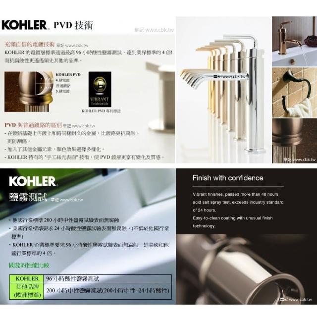 【KOHLER】Avid 單桿毛巾桿羅曼銀 K-97494T-BN (章記)