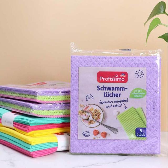 德國DM Profissimo 萬用神奇抹布 海綿抹布 5入