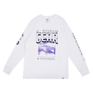 【NIKE 耐吉】Nike ACG Long-Sleeve FQ3730-121 男款長袖 長T 薄長袖 寬鬆 白紫