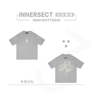 INNERSECT 三生萬物 2024新款 三葉草系列 圓領 美式復古 數字短T 男女同款(INN24SSTTE020)
