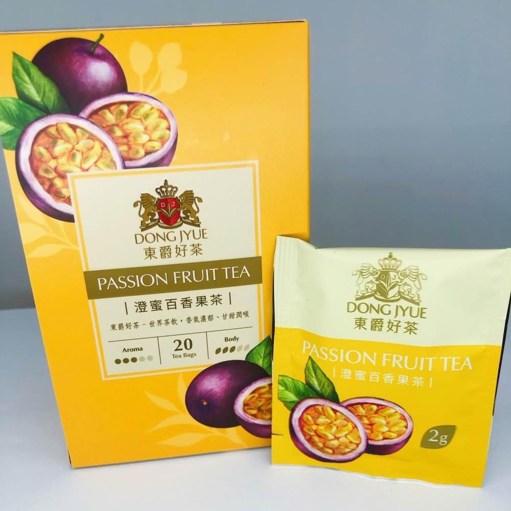 【DONG JYUE 東爵】澄蜜百香果茶 盒裝20入獨立茶包(效期2027/01/08)