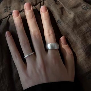 【KEDDY】通體純銀-銀飾-ins戒指-個性戒指-情侶戒指-戒指-925-純銀戒指-可調節-開口戒指-ins風-情人節禮物