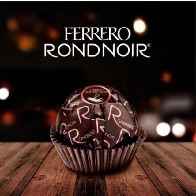 【金莎】德國 限量版 FERRERO RONDNOIR 費列羅 頂級黑巧克力朗莎禮盒14顆/盒(金莎 朗莎 黑金莎)