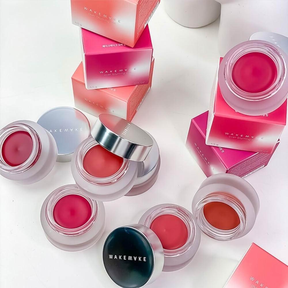 【WAKEMAKE】WAKEMAKE 唇泥 布丁唇泥 唇頰兩用膏 腮紅 腮紅兩用# 04 NUT BROWN 肥達代購