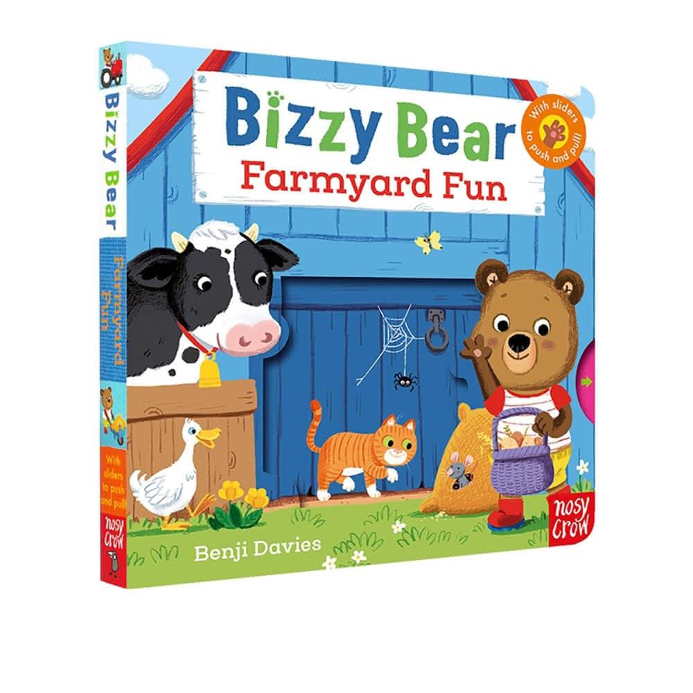 硬頁遊戲書 Bizzy Bear: Farmyard Fun 附故事音檔(QR code聽音檔)