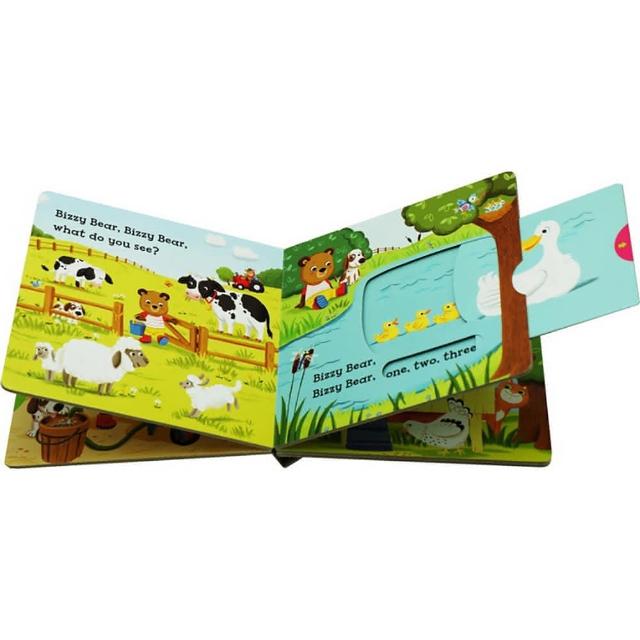 硬頁遊戲書 Bizzy Bear: Farmyard Fun 附故事音檔(QR code聽音檔)