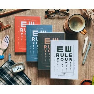 【Dimanche 迪夢奇】《文創旗艦店》Rule Your Time 頁碼筆記本（迪夢奇／手帳／記事本／筆記本／重點筆記本）