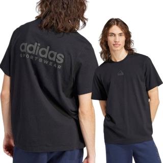 【adidas 愛迪達】ADIDAS 短T M ALL SZN G T 黑色 休閒 短袖 上衣 男 IR5266