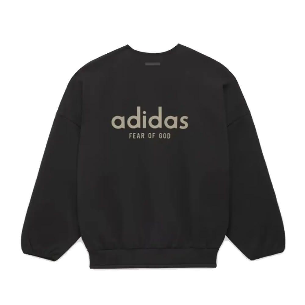 【adidas 愛迪達】Adidas X Fear Of God Athletics Crewneck 大學T 黑卡其色 (IW8922)