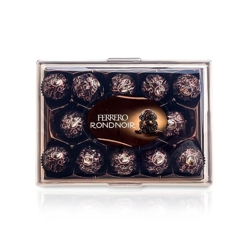 【金莎】義大利 FERRERO RONDNOIR 朗莎黑巧克力 14顆裝 (黑金莎/聖誕節)