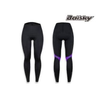 【BAISKY】BAISKY 自行車褲 洛神II 紫 女款長褲 3D座墊