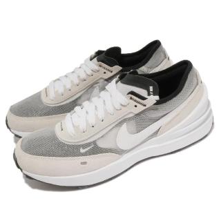 【NIKE 耐吉】NIKE WAFFLE ONE GS(DC0481-100 米白灰 女鞋 運動鞋)