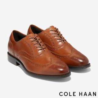 【Cole Haan】BROADWAY WINGTIP OX 翼紋雕花牛津鞋 男款 棕褐色-C37617
