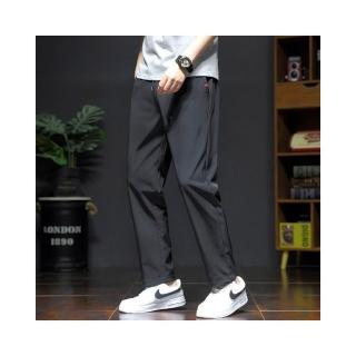 2025夏季 M-8XL 130公斤大呎碼 潮牌長褲 男工作褲 凉感長褲 冰絲長褲 透氣長褲 速乾褲 運動長褲 直筒長褲 休閒男長褲 男生長褲