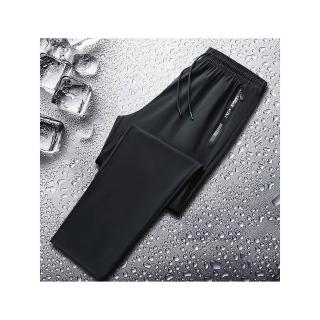 2025夏季 M-8XL 130公斤大呎碼 男工作褲 凉感長褲 冰絲長褲 透氣長褲 彈性長褲 速乾褲 運動長褲 直筒長褲 休閒男長褲 男生長褲