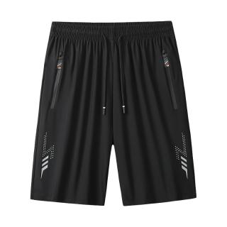 2025夏季 M-8XL 145公斤大呎碼 休閒男短褲 冰絲褲 凉感短褲 速乾褲 透氣短褲 運動短褲 男寬短褲 彈力短褲 海灘褲 夏天短褲