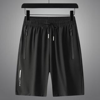 2025夏季 L-8XL 135公斤大呎碼 彈力短褲 冰絲短褲 凉感褲 空調褲 排汗短褲 速乾褲 跑步短褲 戶外釣魚褲 健身短褲 男生短褲子