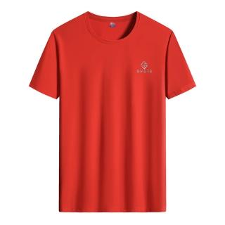 2025夏季 L-8XL 130公斤大呎碼 冰絲衣 冰絲涼感上衣 短袖上衣 速乾衣 短袖t恤男 運動T恤 寬鬆t恤男 彈力上衣 戶外釣魚衣 排汗衣