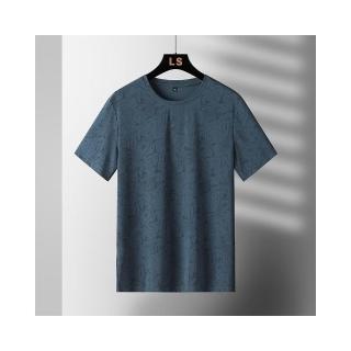 2025夏季 L-8XL 135公斤大呎碼 冰絲衣 冰絲涼感上衣 短袖上衣 速乾衣 短袖t恤男 戶外釣魚衣 排汗衣 彈力上衣 運動T恤 寬鬆t恤男