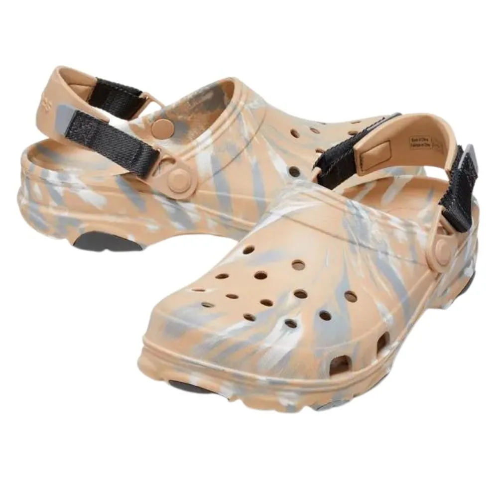 【Crocs】男鞋 女鞋 涼拖鞋 防水 防滑 經典特林 大理石紋 All Terrain 207887-2ZM