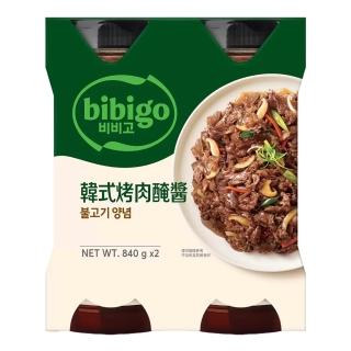 CJ bibigo 韓式醃烤調味醬 840g 2入 烤肉醬 微辣爽口