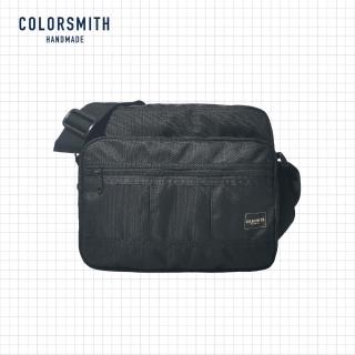 【COLORSMITH】BJ2．多夾層機能側背包．BJ2-1095-BK-S(台灣原創品包包品牌)