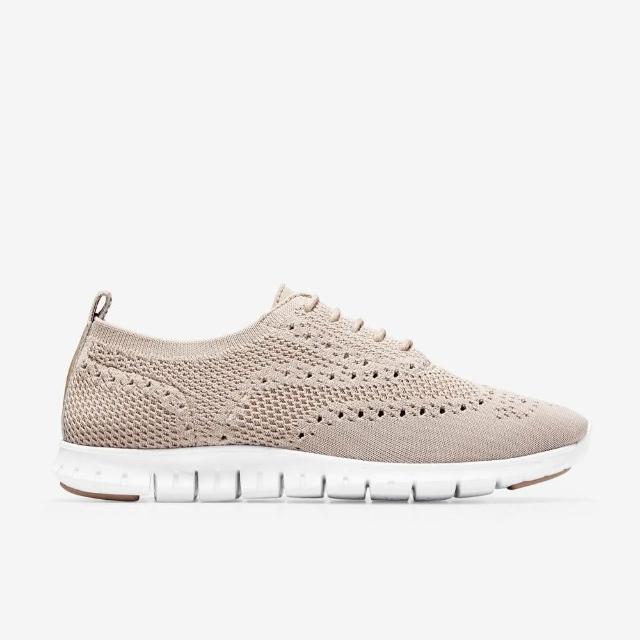 【Cole Haan】ZG STITCHLITE OX 針織翼紋 牛津鞋 女款 棕褐色-W14283