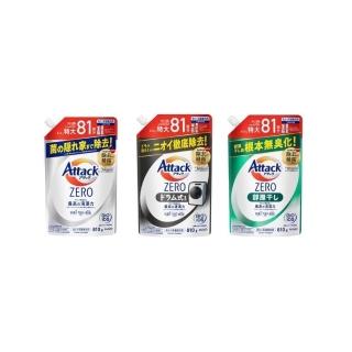 【Kao 花王】Attack Zero 濃縮強效 洗衣精(810g/包)