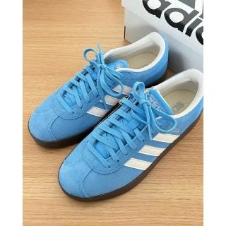 【adidas 愛迪達】Adidas Neo Vl Court 2.0 德訓鞋 焦糖底 麂皮 寶寶藍 JI0496