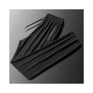 2025夏天 L-8XL 大尺碼長褲 冰絲長褲 冰感褲 凉感長褲 速乾褲 直筒寬褲 吸濕排汗褲 輕薄透氣褲 彈力長褲 男運動長褲 夏天薄長褲