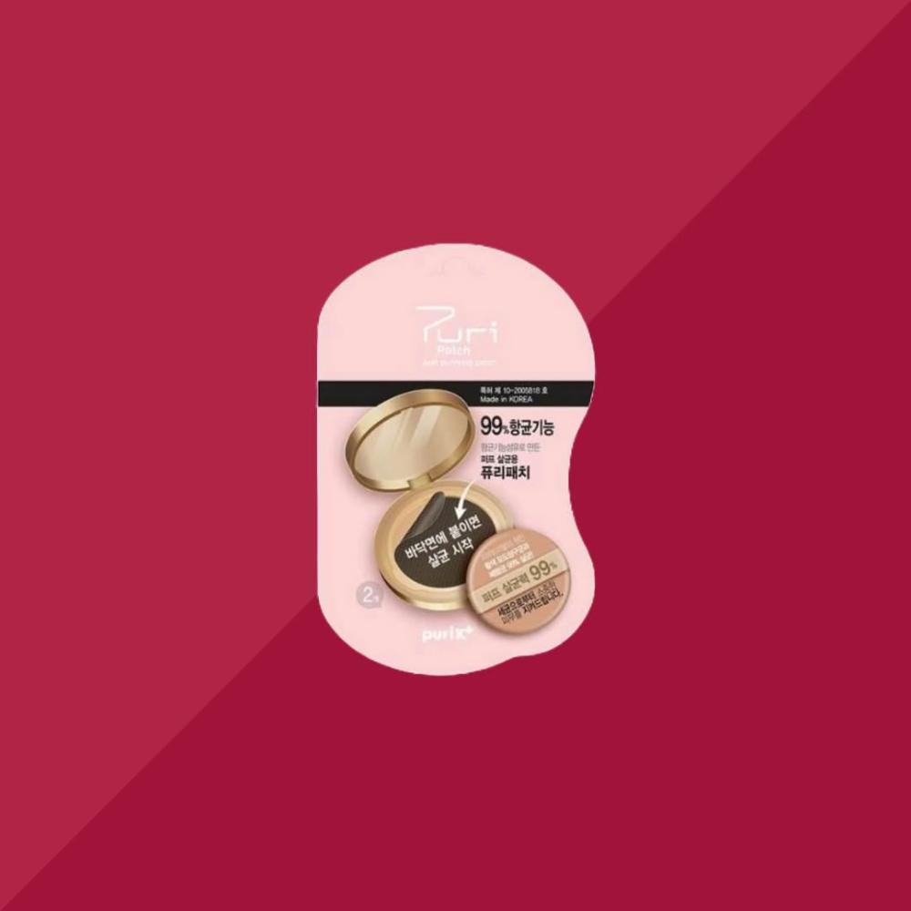 PURI PATCH｜粉撲抗菌貼 粉撲抗菌貼片 淨化貼 2入