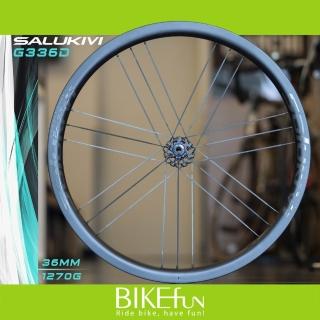 【BIKEfun】Salukivi 獵犬 G3 36D 公路車 碳纖維 碟煞輪組 1270g G3編法 G336 BIKEfun拜訪單車