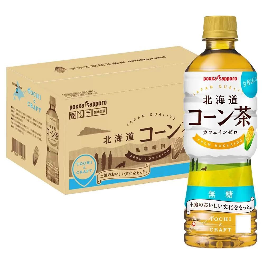 5Cgo🏆Pokka Sapporo 無糖北海道玉米茶 525毫升 X 24入 #149161 品嚐來自穀物的自然甘甜/無咖啡因/無糖配方 Pokka Sapporo Hokkaido ...