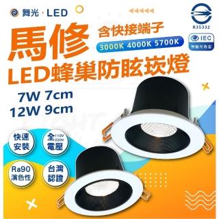 【DanceLight 舞光】舞光 馬修 LED 蜂巢防眩崁燈 7W 7.5cm 12W 9.5cm 防眩崁燈 LED崁燈 商業照明 居家質感空間