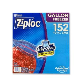 【Ziploc】Ziploc密保諾 雙層夾鏈冷凍保鮮袋 26.8cmx27.3cm (38入x4盒)