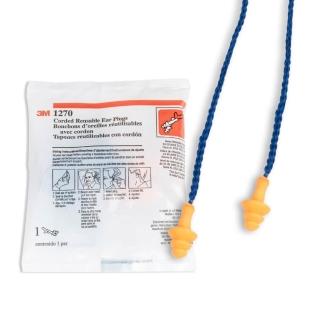 【3M Nexcare】3M 矽膠帶線樹狀耳塞(1270)