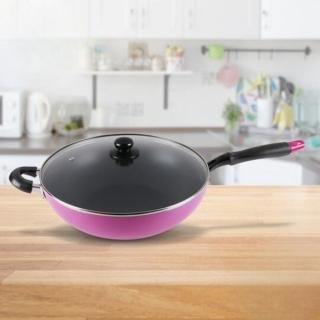 【Easygoo 輕鬆】鍋寶品味歐式不沾小炒鍋32cm(附蓋)