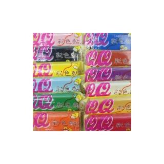 QQ彩色黏土 油黏土400g/一個入 QQ彩色油土 油性黏土 ST安全玩具-立鑫